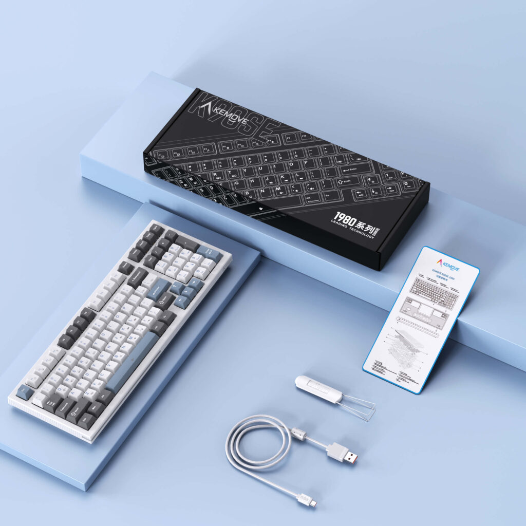 60 Percent Minimal Mechanical Keyboard Layout - Kemove