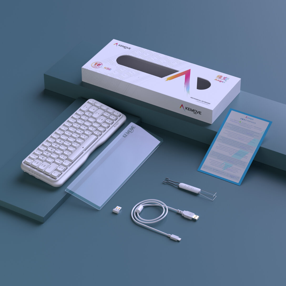 60 Percent Minimal Mechanical Keyboard Layout - Kemove