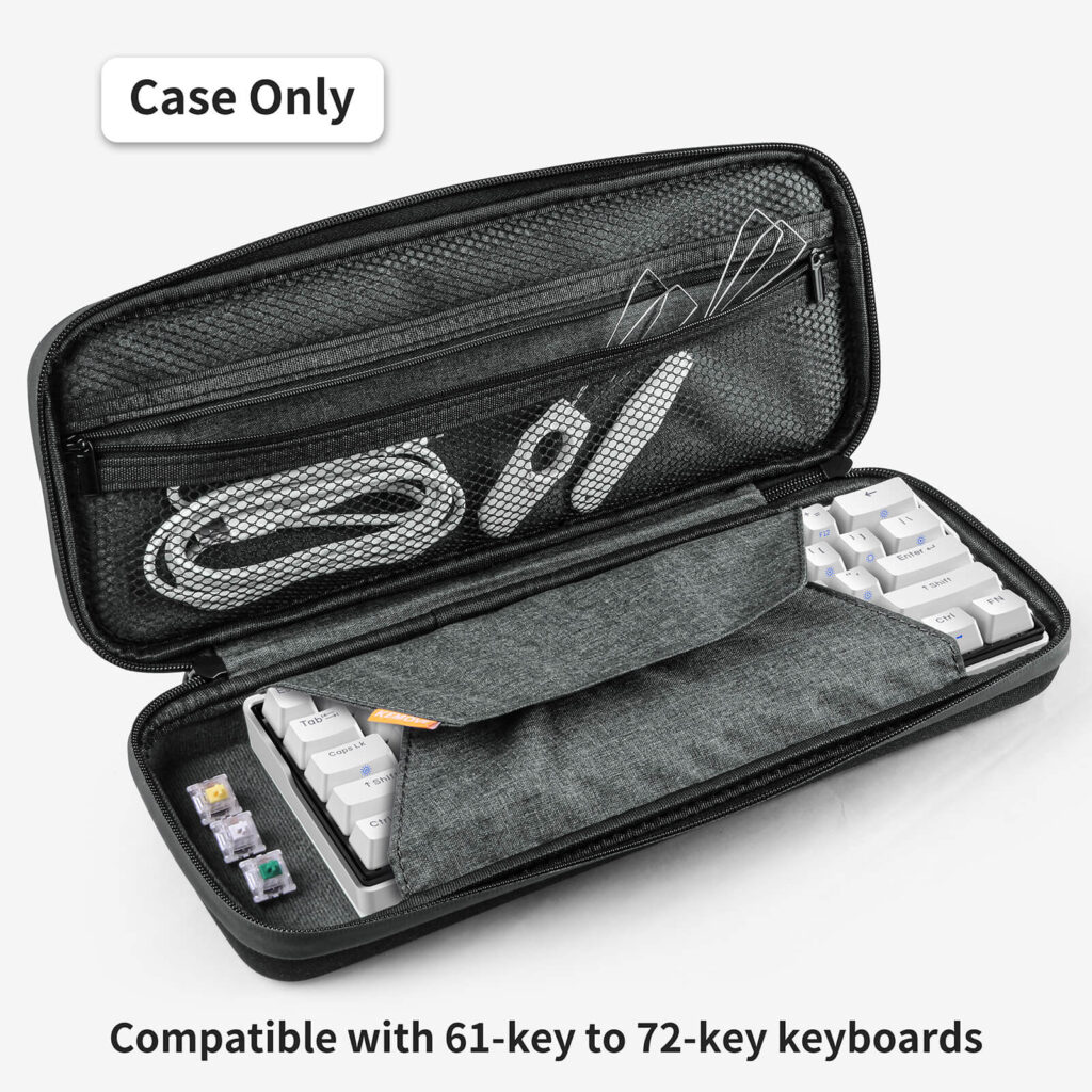 Kemove Keyboard Travel Case Black - Kemove Mechanical Keyboard