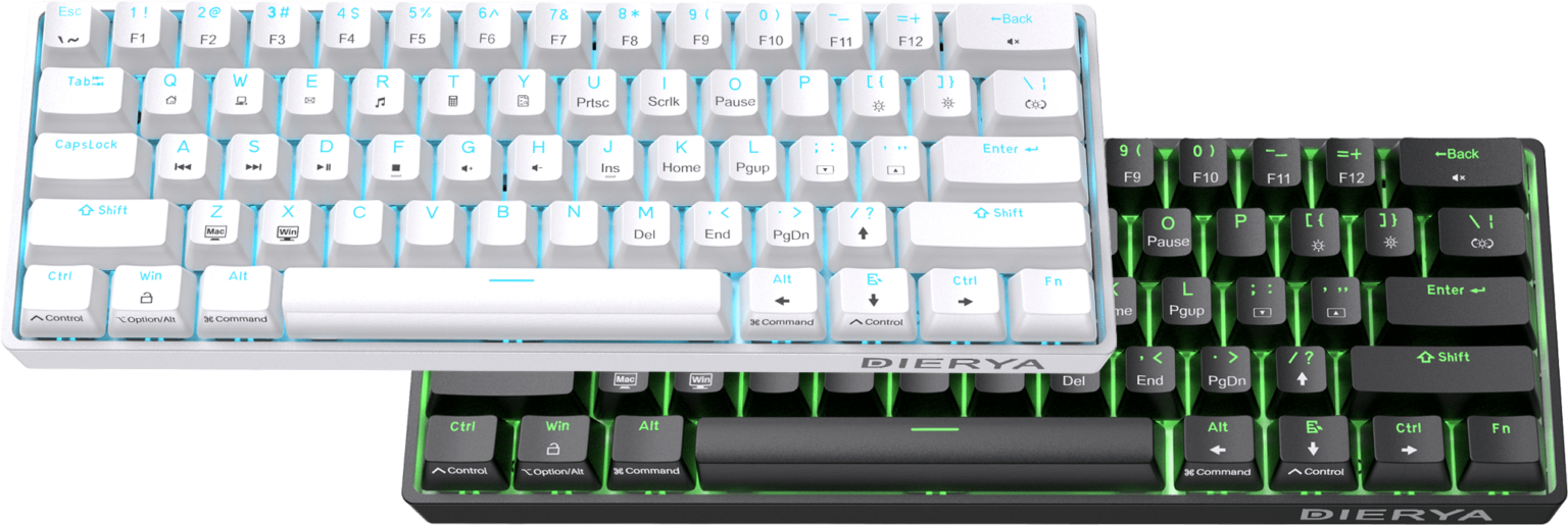 Dierya DK61SE Wired Mechanical Keyboard - Kemove Mechanical Keyboard