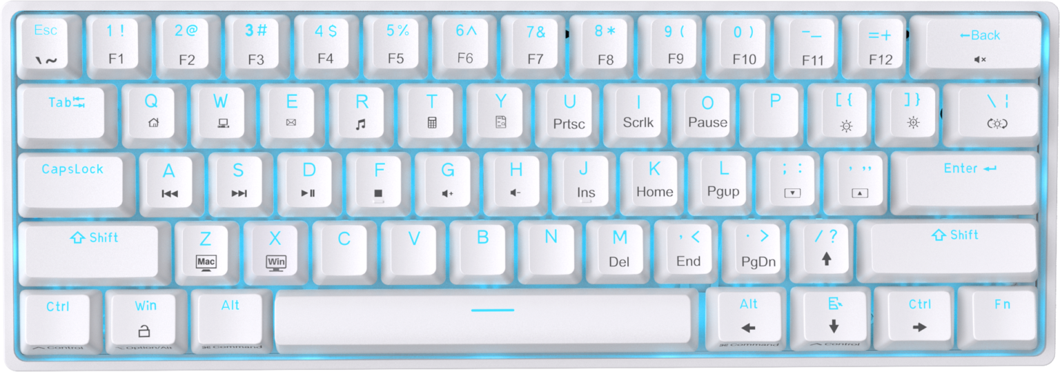 Dierya DK61SE Wired Mechanical Keyboard - Kemove Mechanical Keyboard