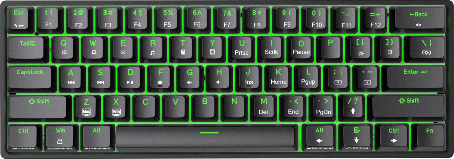 Dierya DK61SE Wired Mechanical Keyboard - Kemove Mechanical Keyboard