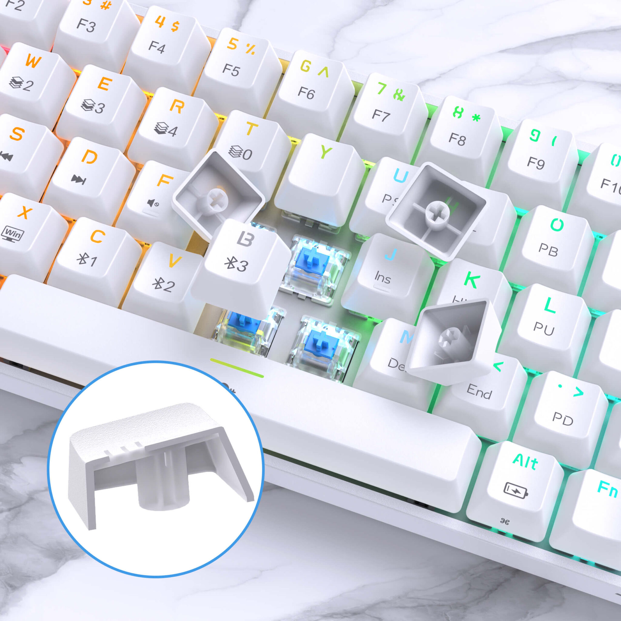 TMKB T63 Wireless Mechanical Keyboard - Kemove Mechanical Keyboard