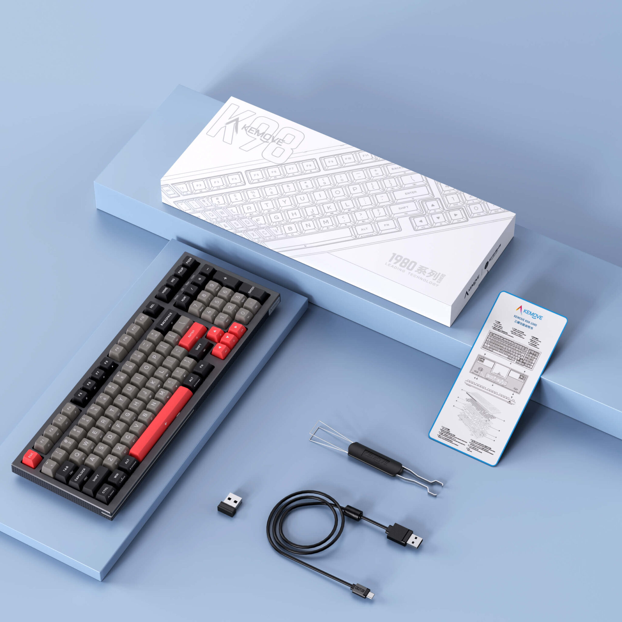 60 Percent Minimal Mechanical Keyboard Layout - Kemove